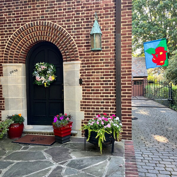 New Valentine's Flag -large House Flag, Custom House Flag, Monogram ...