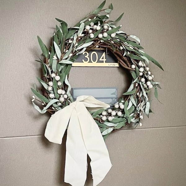 Elegant Pearl-embellished Holiday Wreath - Etsy