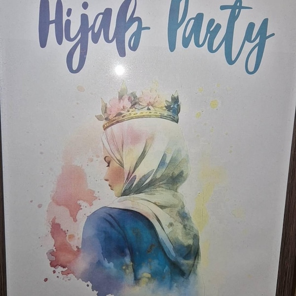 Hijab Party Pack Printable - Digital Download | Hijab Party Cake ...