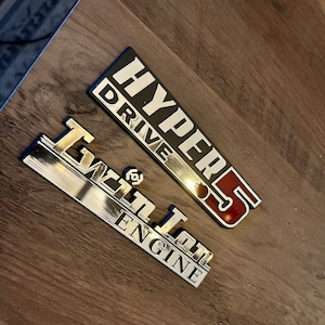 Hyper Drive Star Wars Car Emblem Chrome Plastic Not a Decal / Sticker ...