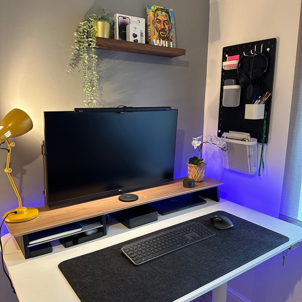 Desk Tray for Desk Shelf System Cork and Aluminium Catchall Valet Pen ...