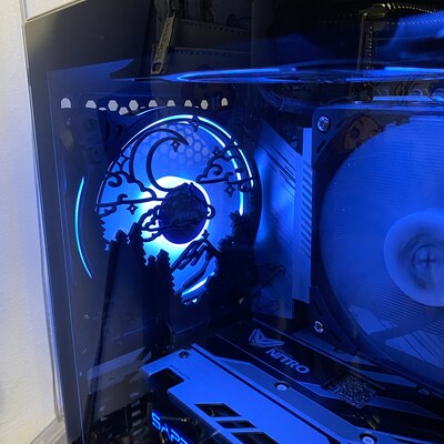 Fan Shroud Starry Nightscape Shroud/cover/grill for 120mm Computer/pc ...