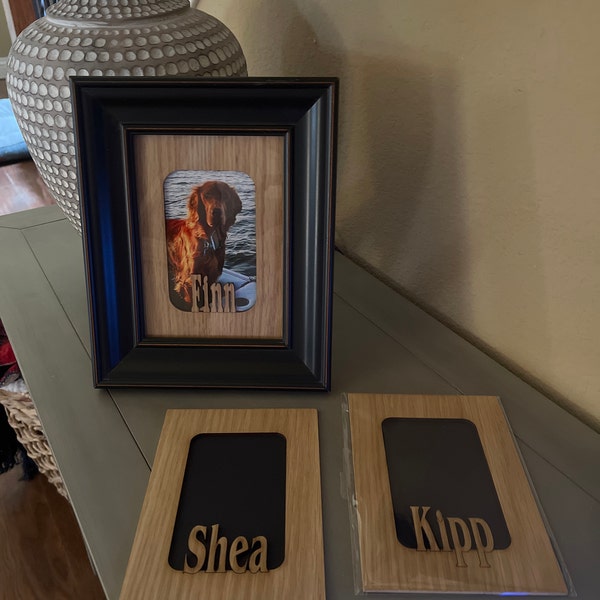 Personalized 5x7 Name Mat | Photo Mat Insert for 5x7 Frames |frame or ...