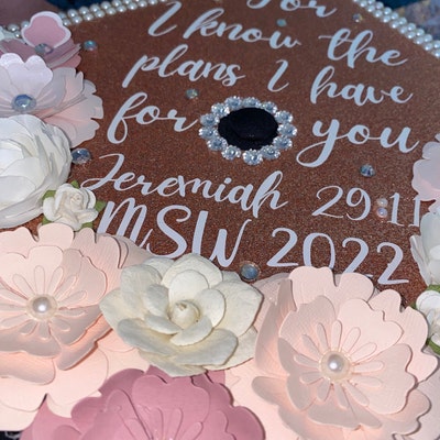 Custom Graduation Cap Topper Personalized Grad Cap Senior Class of Gift ...