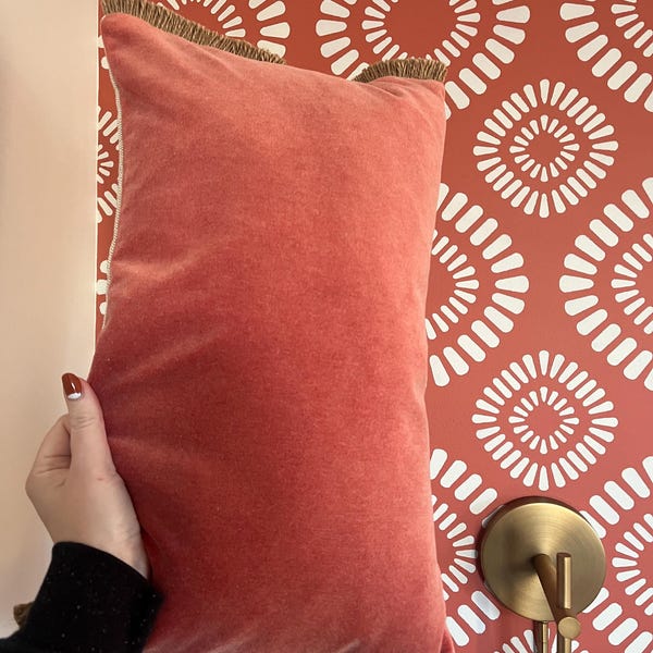 Mustard Yellow Velvet Pillow Cover, Whimsical Soft Italian Velvet Throw ...