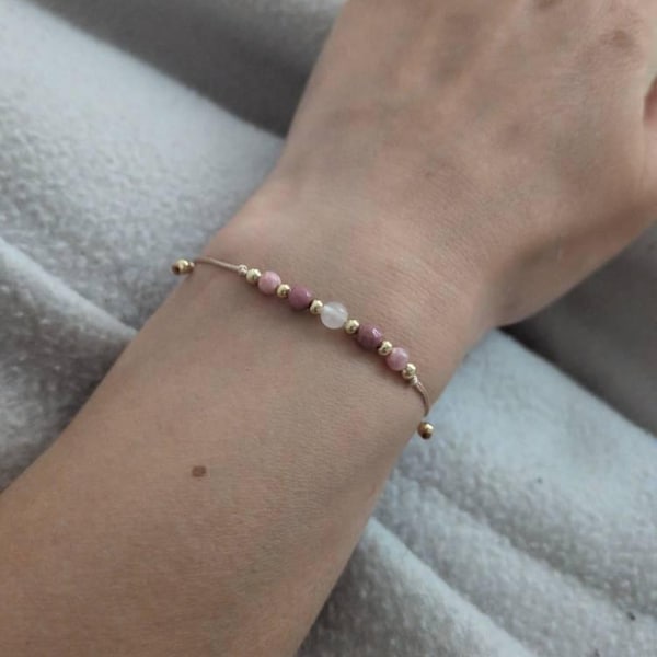 Labradorite Bracelet Beaded Crystal Custom Jewelry for Women 40th ...