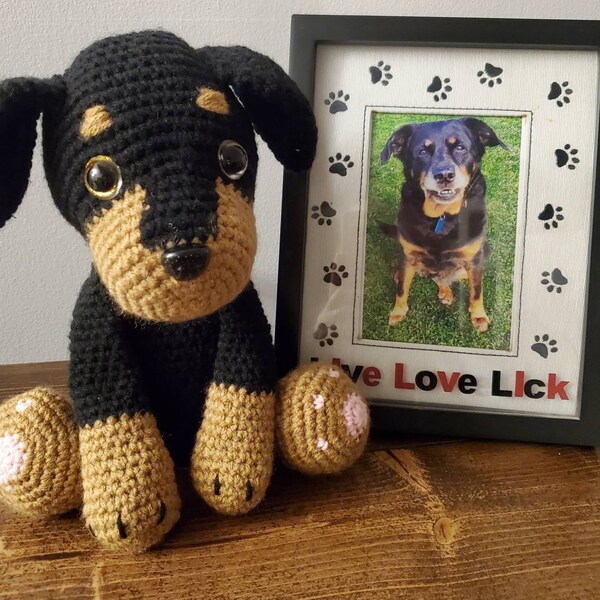 Rottweiler, Rottweiler Crochet Pattern, Crochet Pattern, Crochet ...