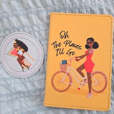 Large Curvy Black Girl Notebook African American Boss Chick Journal 8 ...