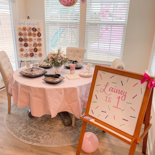 Donut One Balloons Donut Birthday Decor First Birthday Party 1st ...
