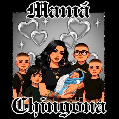 Old School Chicana Chola Pink Back Drop PNG File-digital - Etsy