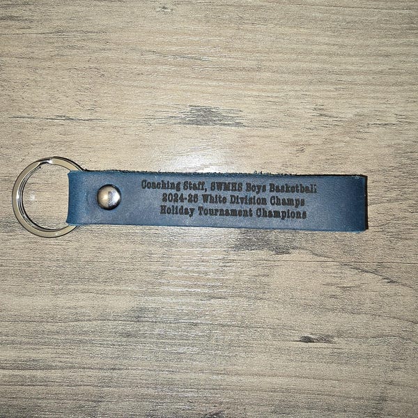 COORDINATES KEYCHAIN, Leather Keychain, Custom Leather Key Chain ...