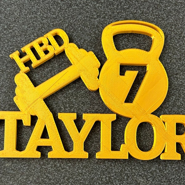 Gym Cake Topper Svg, Custom Trainer Cake Topper, Lifting Cake Topper ...