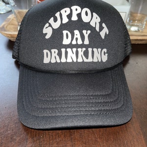 Support Day Drinking Hat Day Drinking 4th of July Trucker Hat 4th of ...