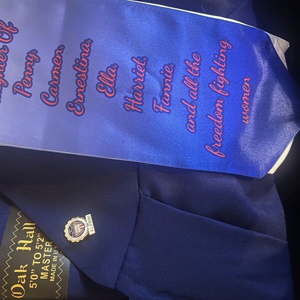 Custom Adult Graduation Stole | Your School Colors | Your Text - Etsy