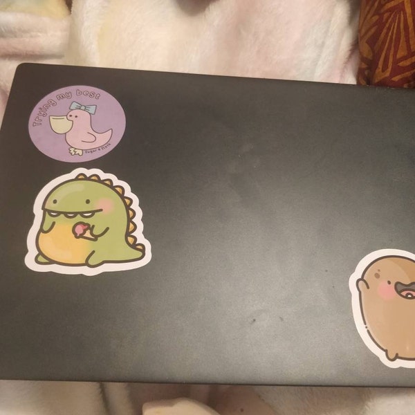 Waving Potato Vinyl Sticker | Kawaii Stickers, Potato Stickers | Cute ...