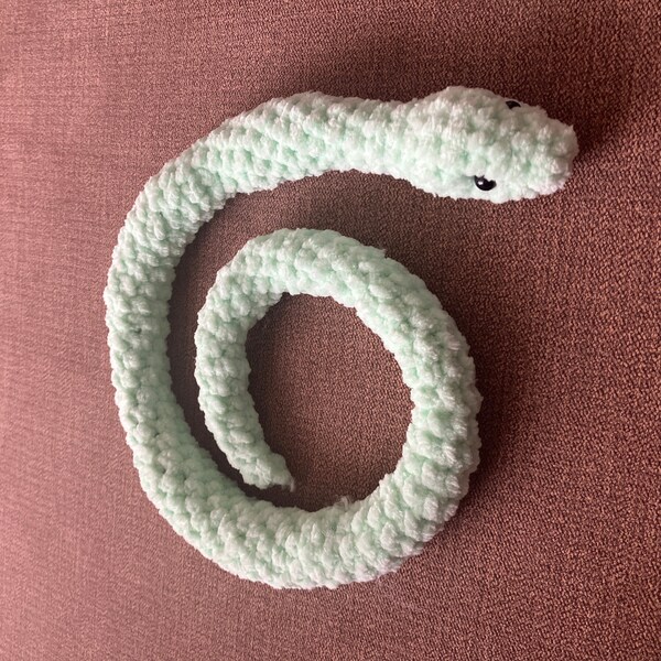 NO SEW Snake Crochet Amigurumi Pattern, Serpent, Rattle Snake, Adder ...