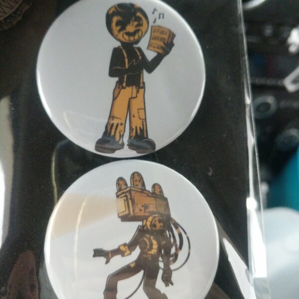 Bendy and the Ink Machine Pins - Etsy