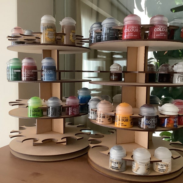 Paint Rack 31mm Monument Hobbies Pro Acryl 22ml Bottles - Etsy