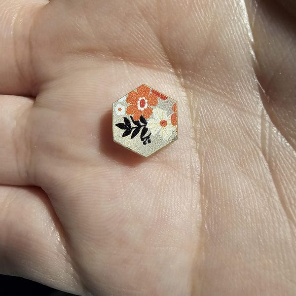 Red Buffalo Plaid Acrylic Christmas Bow Stud Earring Blanks Set of 5 ...