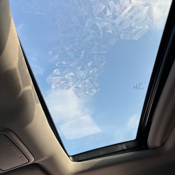 Rainbow Prism Sun-catcher Window Cling - Hexagon - Removable/reusable ...