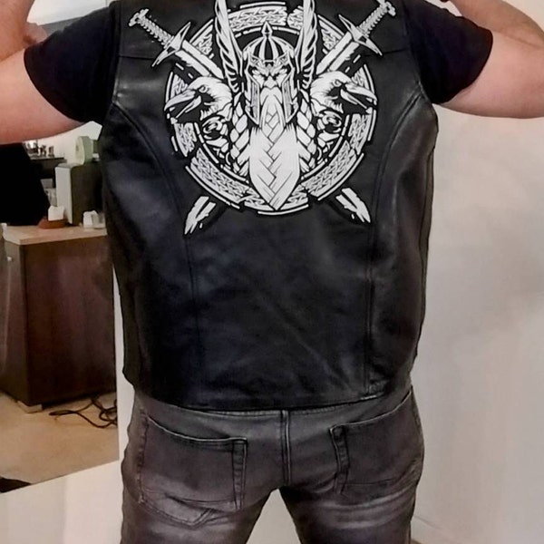 Odin Viking Patch for Bikers, Motoclub Jacket, Large Patch, Back Patch - Etsy