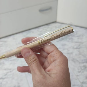 Personalized Wooden Pen, Unique Wedding, Retirement, Anniversary or ...