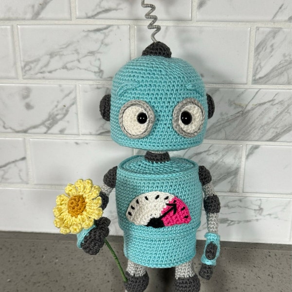 Crochet Pattern for Robot Mike the Toy, PDF English, Amigurumi - Etsy