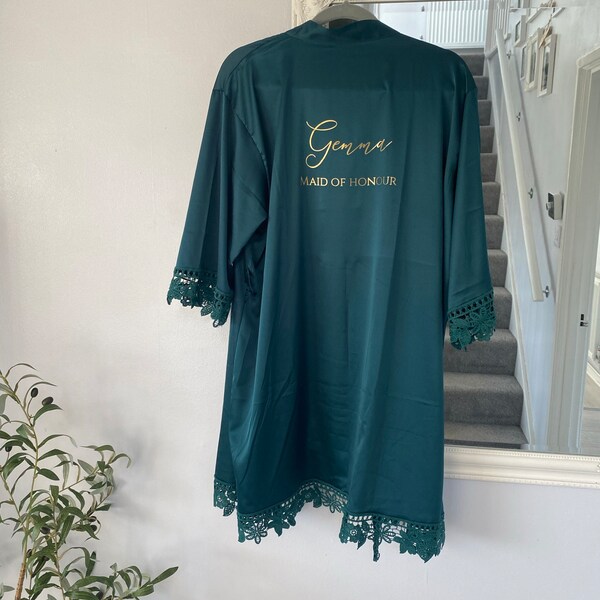 Bridesmaid Robes, Bridesmaid Gift, Bridal Robes, Bridal Party Robes ...