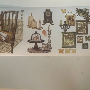 Forest Sticker Set Flower Pine Tree Stickers Nature Themed - Etsy