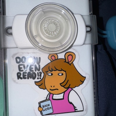 Do You Even Read Sticker, DW Sticker, Library Card DW, Arthur Sticker ...