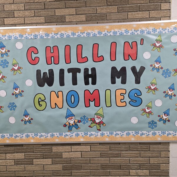 Winter Bulletin Board Printable | Snowman | Chillin' With My Snowmies ...