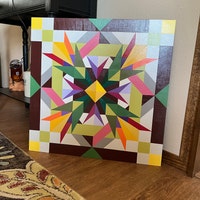 Blue Bird, Barn Quilt Pattern, Barn Quilt Instructions, Wood Barn Quilt ...