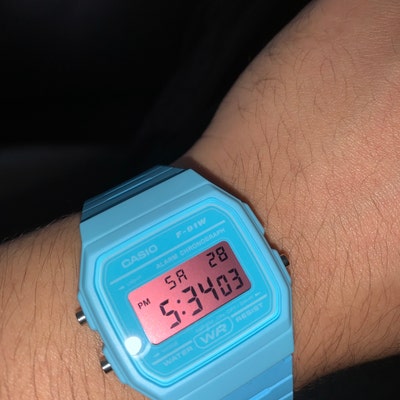 Casio Calculator Watch With Green Screen Mod CA-53W-1ER - Etsy