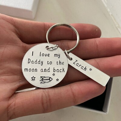 Dad Gifts, Daddy Gifts, Dad Keyring, Daddy Keyring, Fathers Day Gift ...