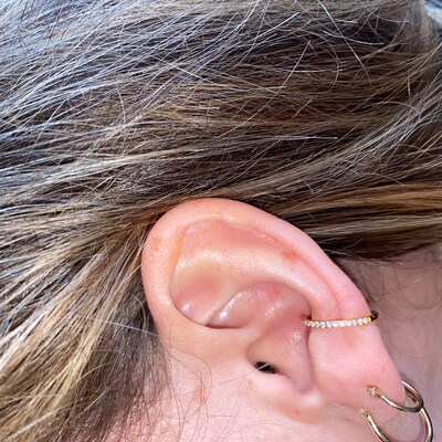 16G / 18G Conch Clicker Hoop 16g/18g Conch Ring Slim Hoop - Etsy