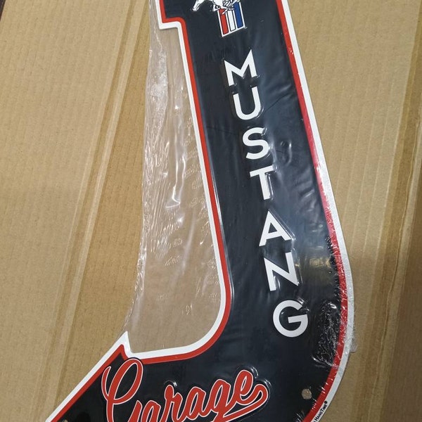 Ford Mustang Bent Arrow Signs Ford Sign Metal Garage Signs for Men Man ...