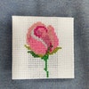 Mini Cross Stitch Pattern. Rose. Counted Cross Stitch Chart. Flower ...