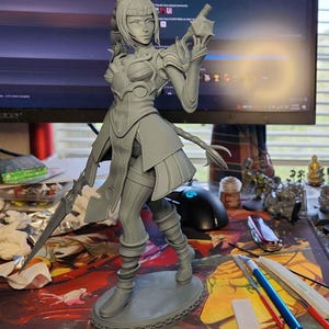 Franke Fan Art Anime 3D Printed Resin Statue Polybits Garage Kit ...