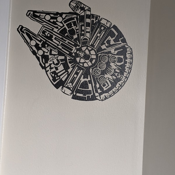 Millennium Falcon SVG - Digital Download- Minimalist - SVG - PNG - Star ...