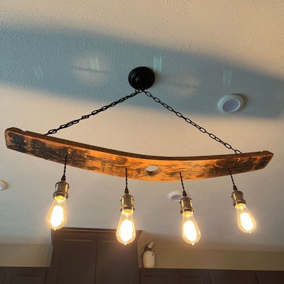 Whisky Barrel Light Scotch Barrel Lighting Hanging Light Rustic ...