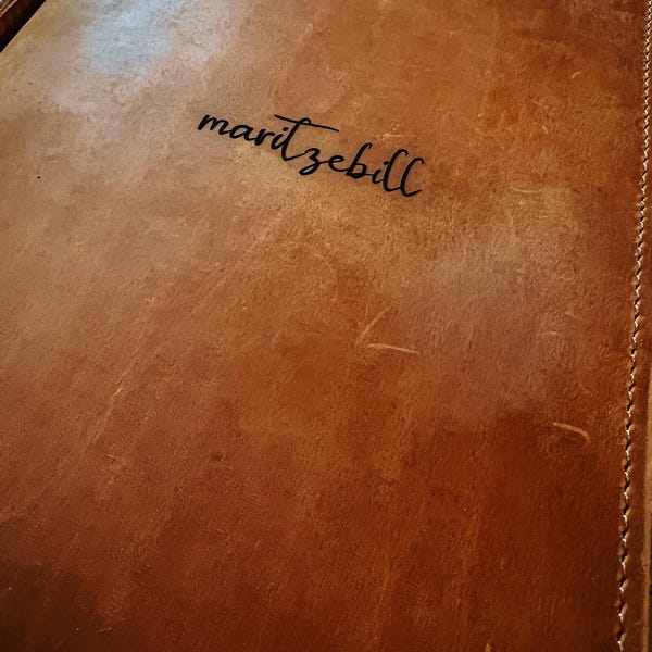 Leather Notebook Cover A5 A4 B5, Hobonichi Cousin Cover, Custom Notepad ...