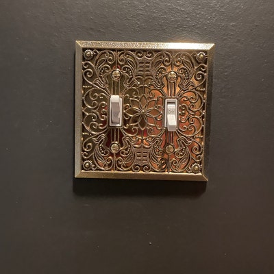 Light Switch Cover, in Muted Gold , Modern Home Decor,lightswitch Cover ...