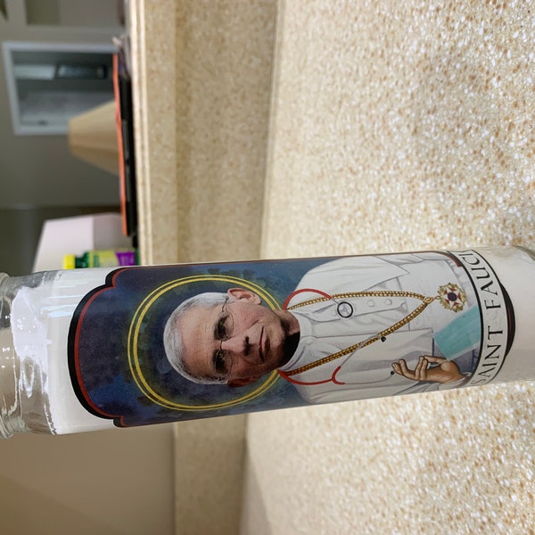 DR FAUCI Saint Fauci Celebrity Prayer Candle Gift - Etsy