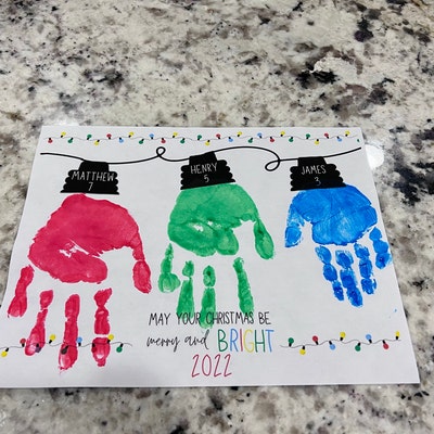 Astronaut Outer Space Handprint Art Craft Printable, Kids Toddler Baby ...