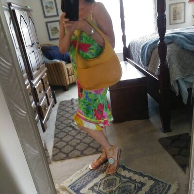 Vintage Coach Red Leather Legacy Small Hobo Baguette Shoulder Bag Style ...