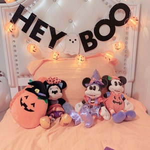 Hey Boo Banner, Halloween Glitter Garland, Halloween Banner, Halloween ...