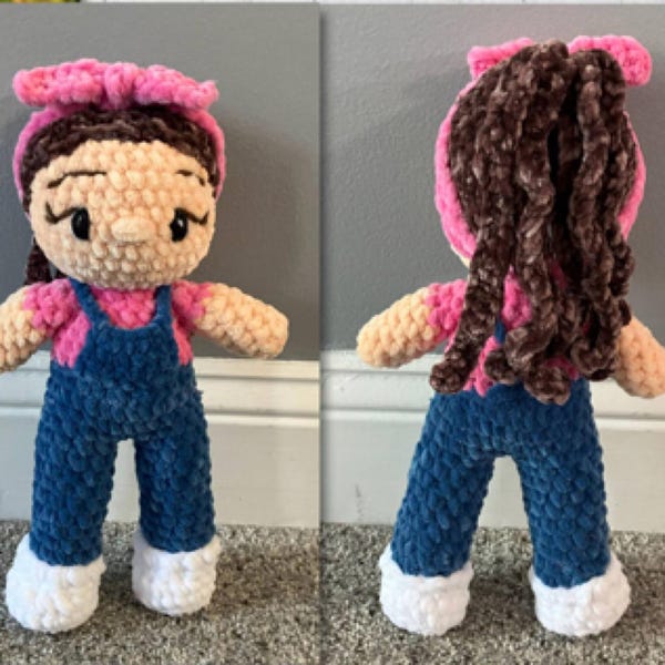 Crochet Ms. Rachel Pattern, Ms. Rachel Doll Pattern, Ms. Rachel Crochet ...