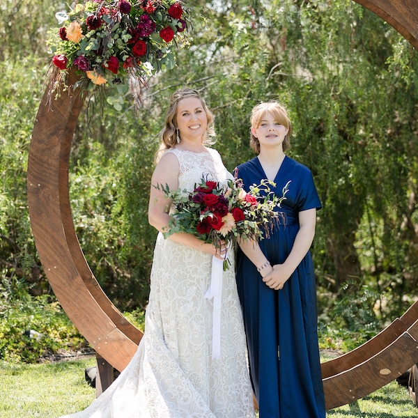 Navy Blue Infinity Jumpsuit, Silk Jumpsuit, Bridesmaid Jumpsuit, Multi ...