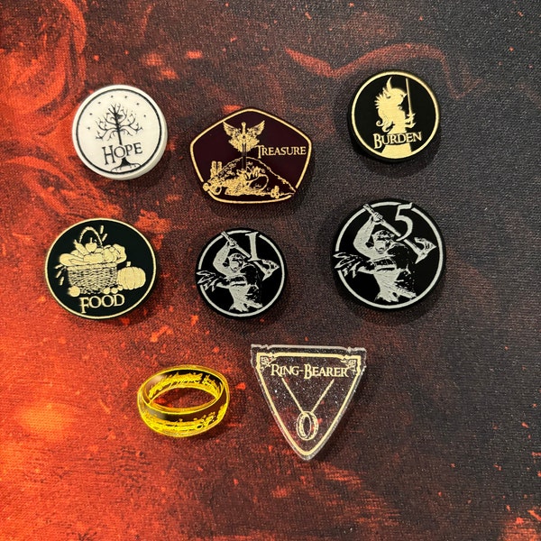 Eldritch Horror Clue Tokens, Original Game and Expansions, Dual Sided ...