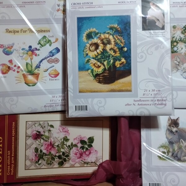 RIOLIS Counted Cross Stitch Kit 2250 Birds on the Branch, Embroidery ...